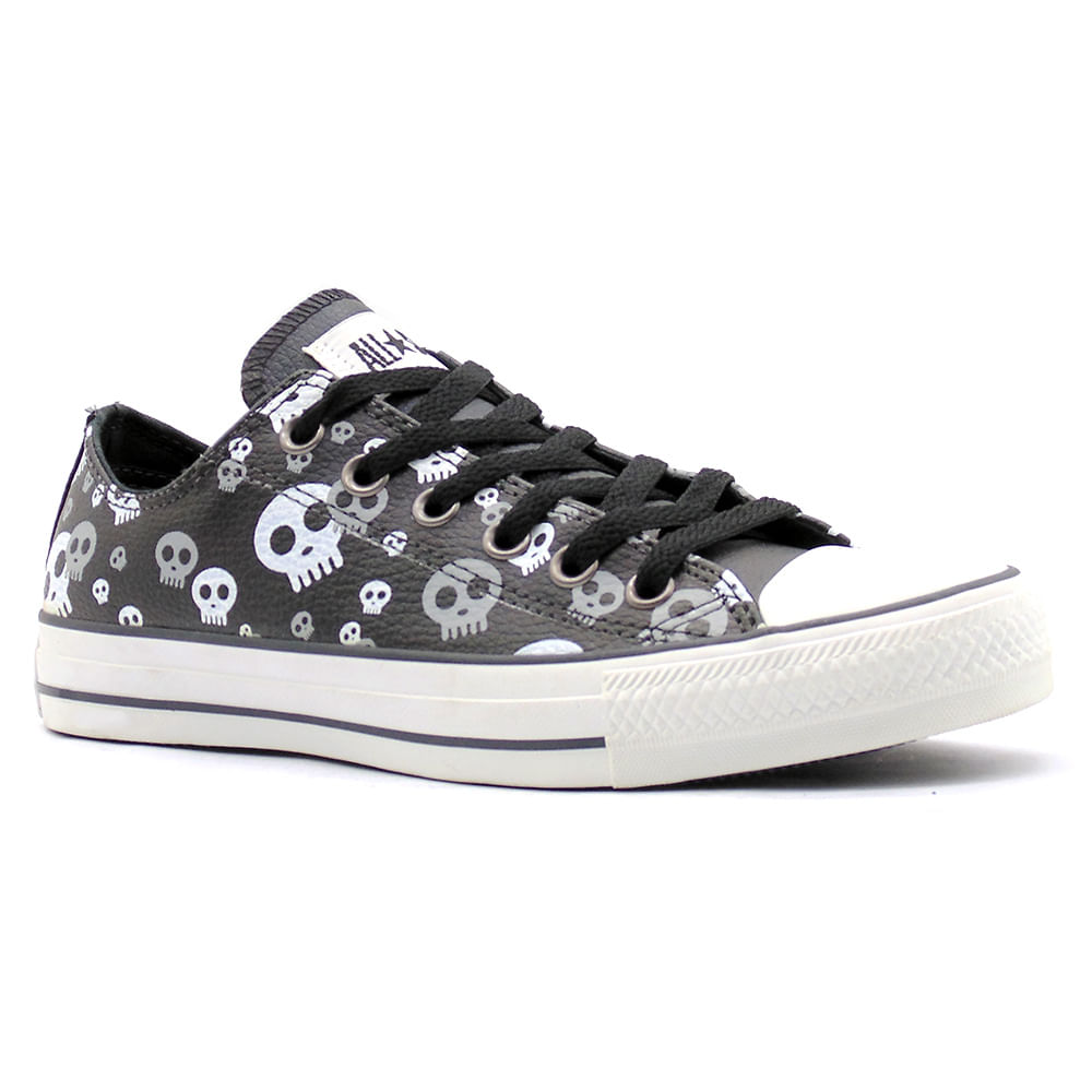 Tênis All Star Print Ox Preto Cinza