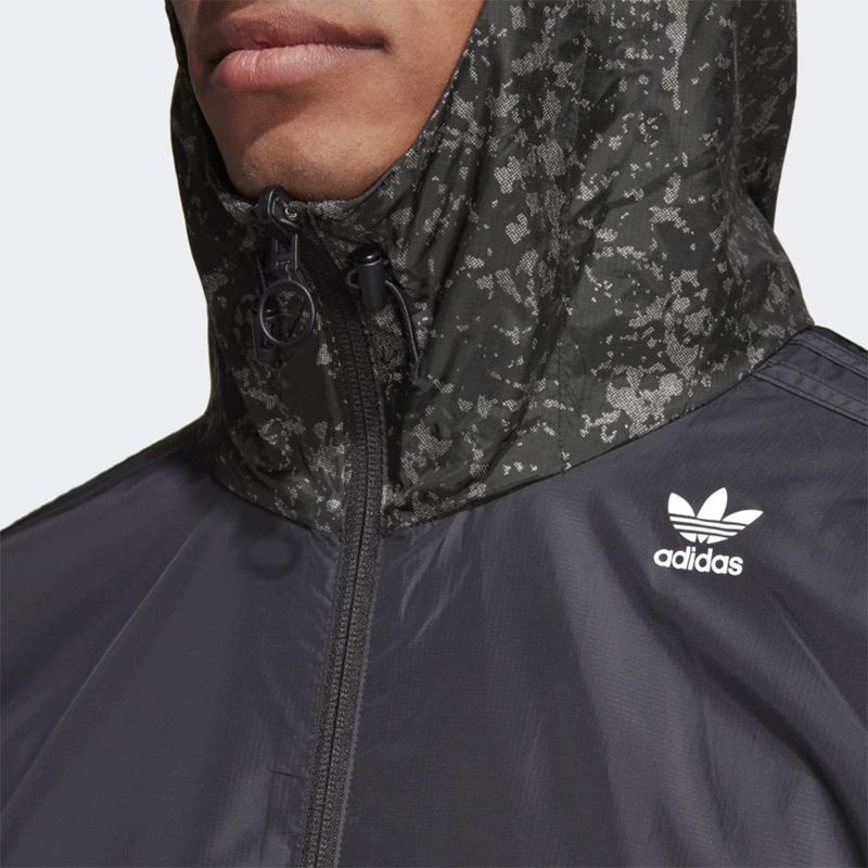 Jaqueta Corta Vento Adidas Karkaj - Preto