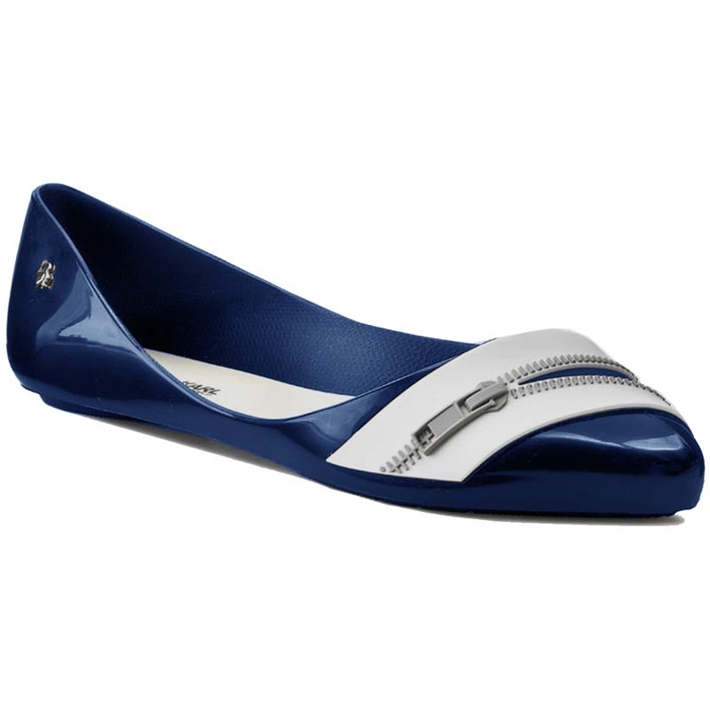 Sapatilha Melissa Trippy + Karl Lagerfeld - Azul